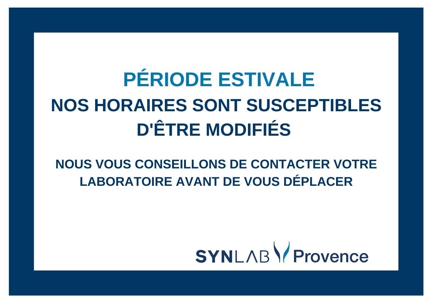 SYNLAB Provence | Laboratoire de biologie médicale